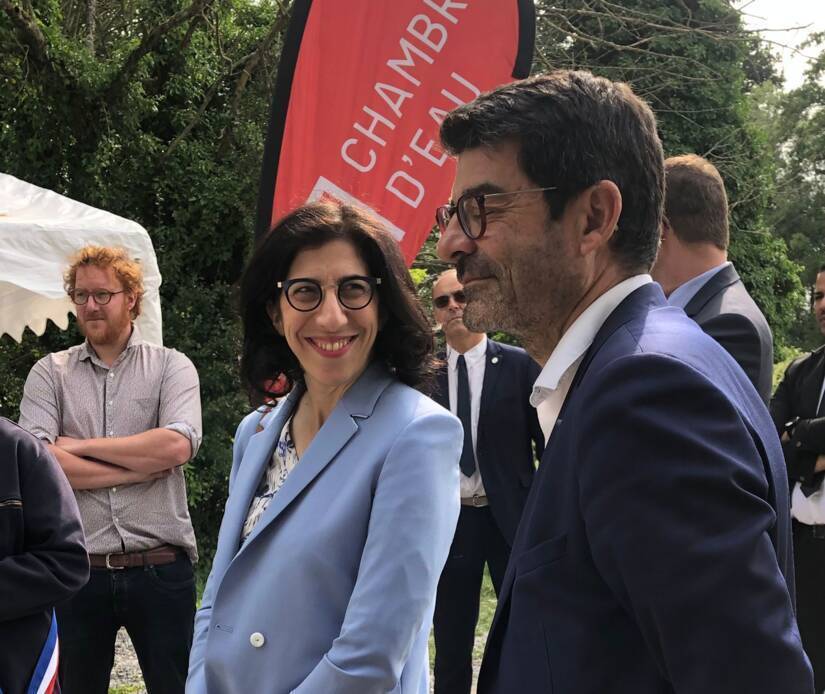 Rima Abdul Malak, ministre de la Culture, s’est rendue en Avesnois (59 ...