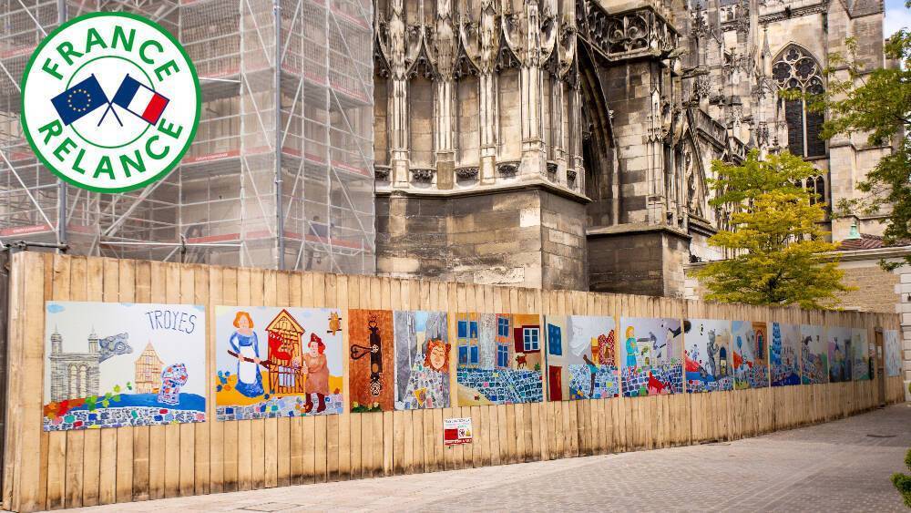 Plan de Relance - Une fresque réalisée par des scolaires, dans le cadre ...