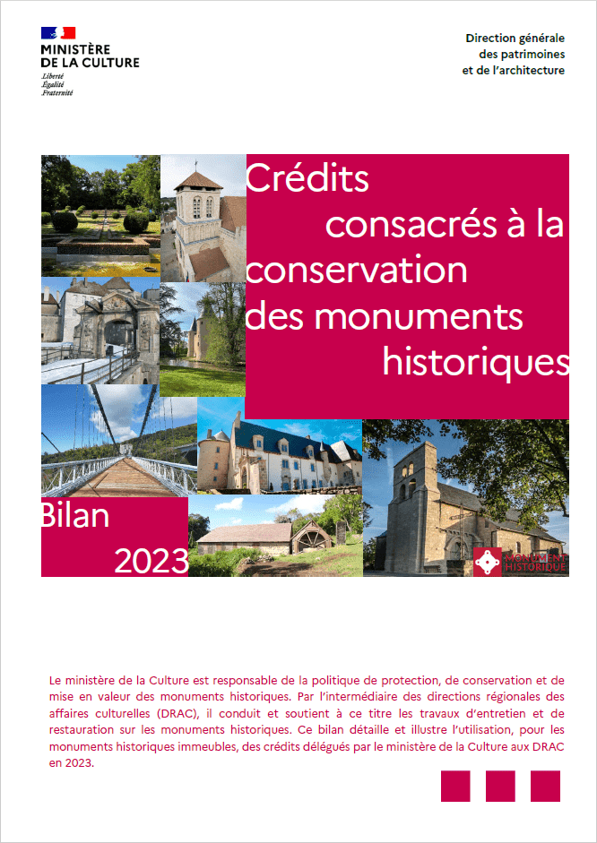 Bilan des crédits consacrés à la conservation des monuments historiques ...