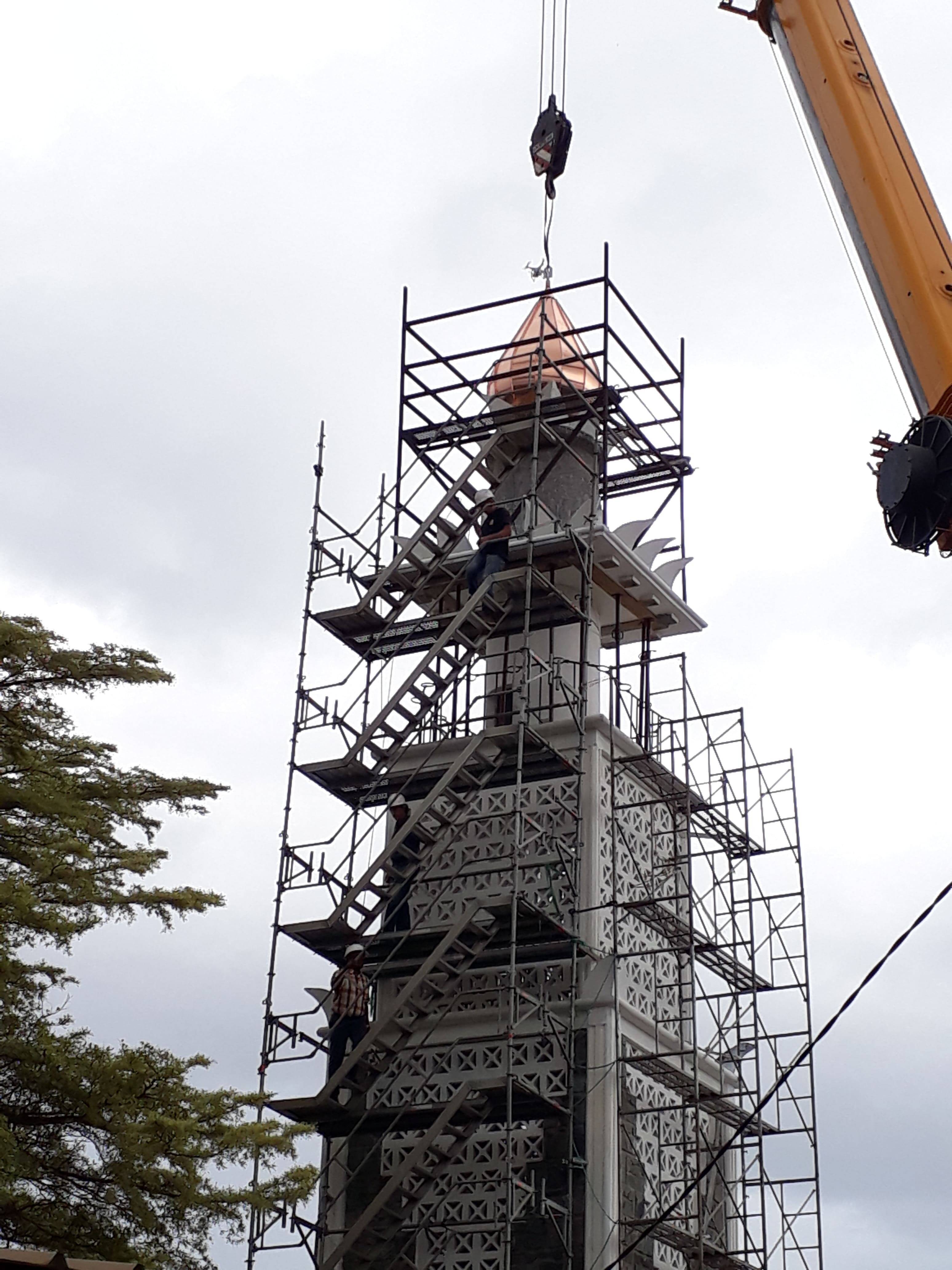 Restauration du minaret de la mosquée de Tsingoni | Ministère de la Culture