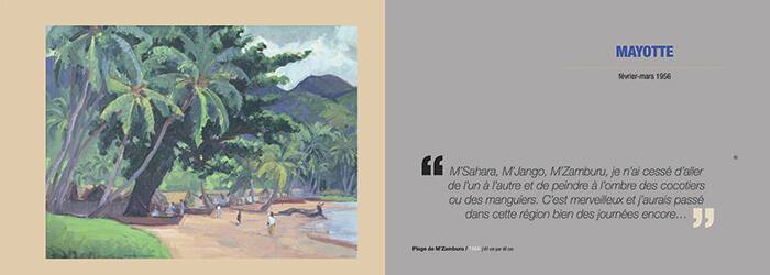 Robert Fernier. 1954-1956. Séjours dans les îles de la Lune