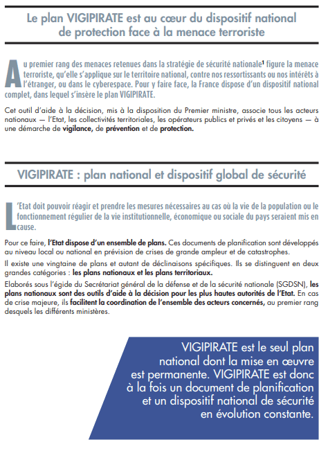 Focus sur le plan Vigipirate | Ministère de la Culture